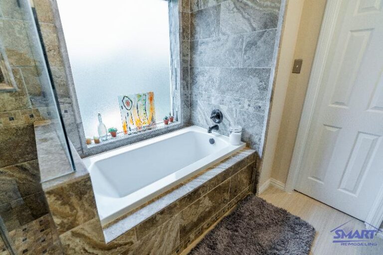 Installing Tub Surround Over Tile | Smart Remodeling LLC